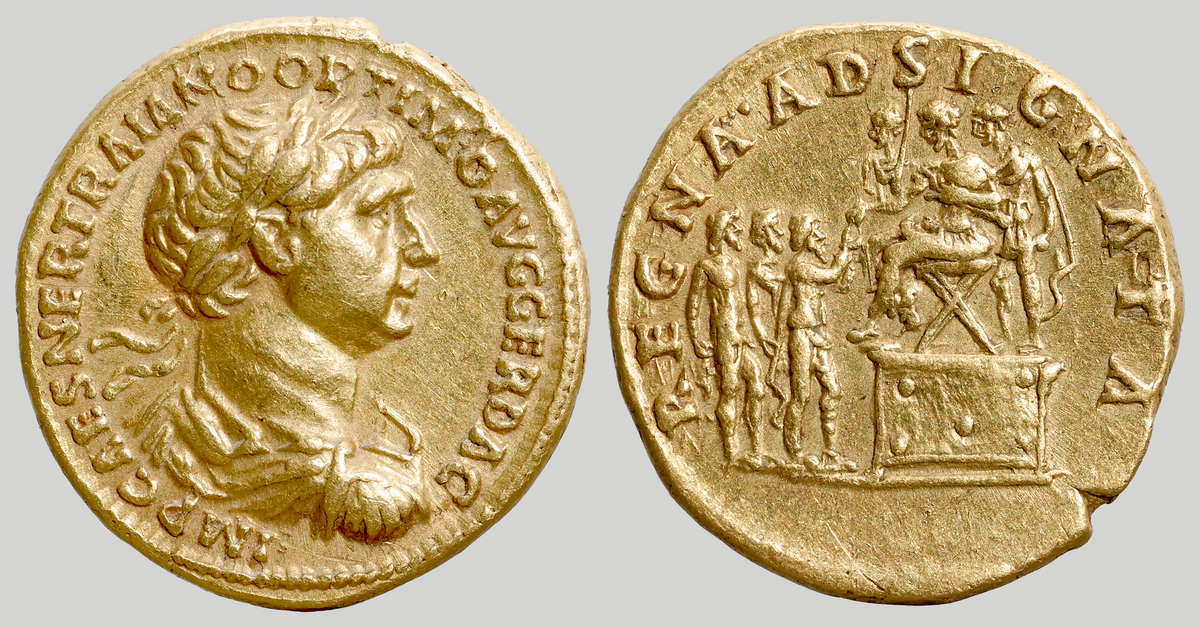 Aureus of Trajan — Institute for the Study of the Ancient World