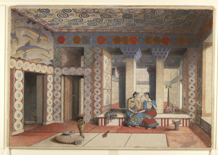 Restored View of the Queen’s Megaron — Institute for the Study of the ...