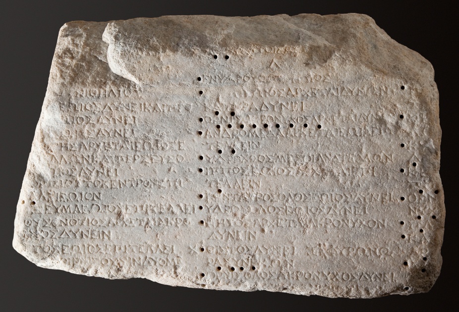 Greek Parapegma with Stellar Phenomena and Weather Predictions ...