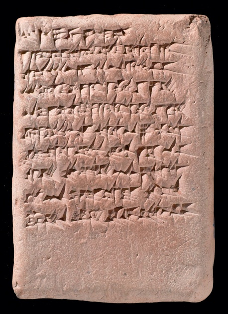 Late Babylonian Cuneiform Tablet with Horoscope of Aristokrates ...