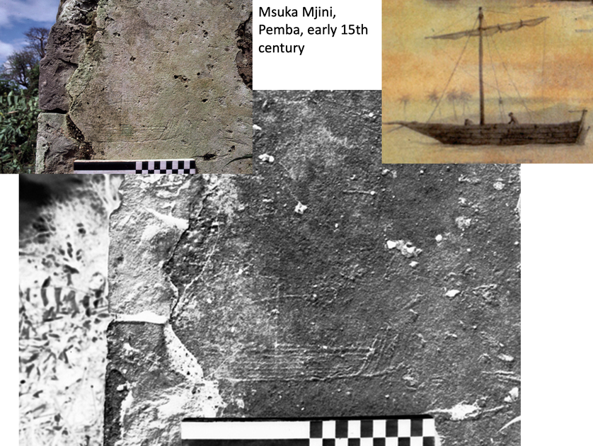 Fig. 53: Ship Graffito from Msuka Mjini, Pemba — Institute for the ...